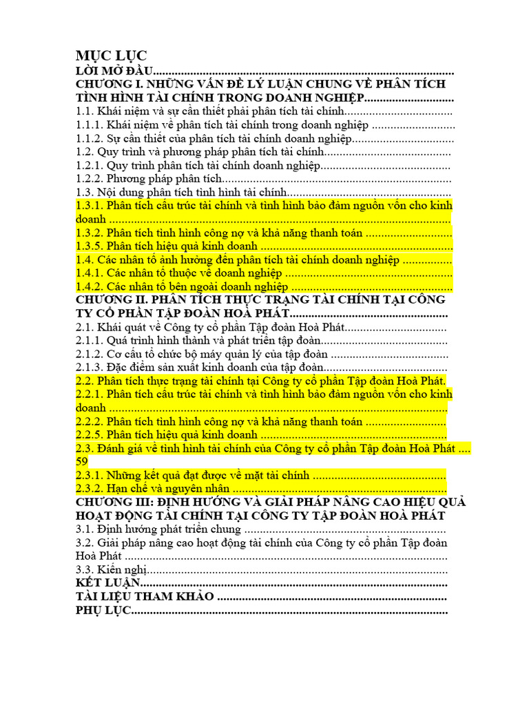 Demo Outline HPG | PDF