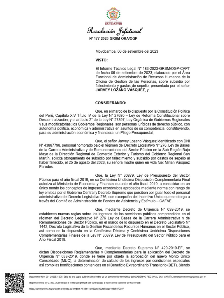 Ori Arc | PDF | Regulación | Presupuesto