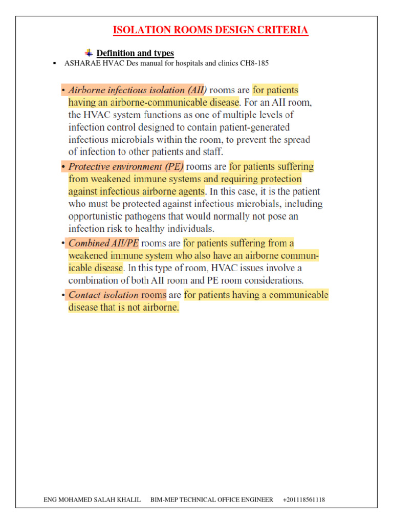 Isolation Rooms Design | PDF | Clinic | Hospital
