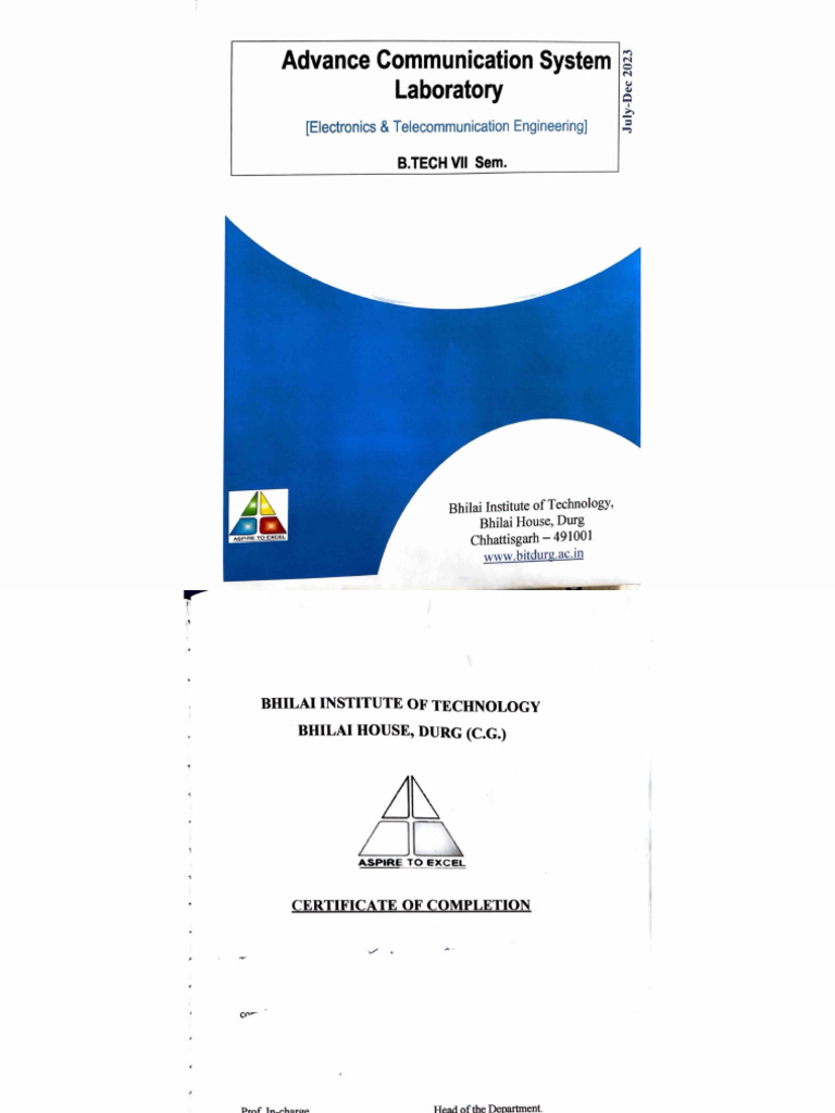 Acs Lab Manual | PDF