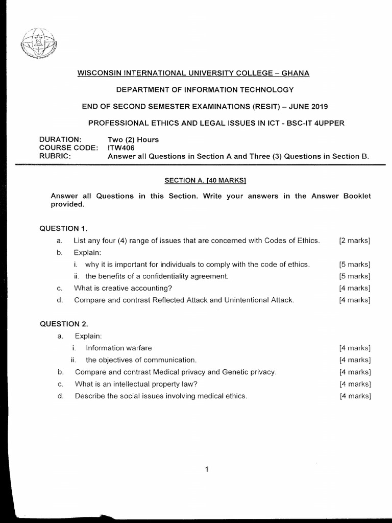 June 2019 Resit | PDF