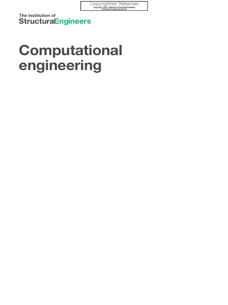 Computational Engineering | PDF