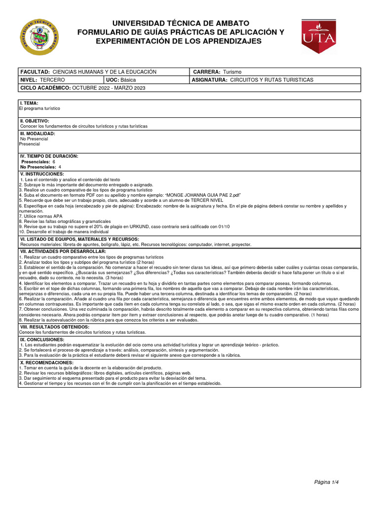 Guia Practicas PAE2 | PDF | Publicación