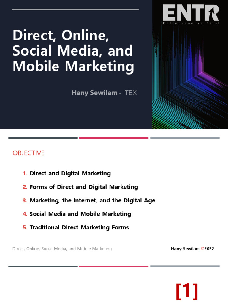 Direct, Online, Social Media and Mobile Marketing | PDF | Direct ...