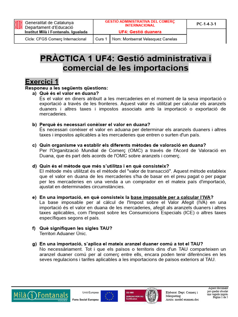 Pràctica 1 UF 4 2324 | PDF