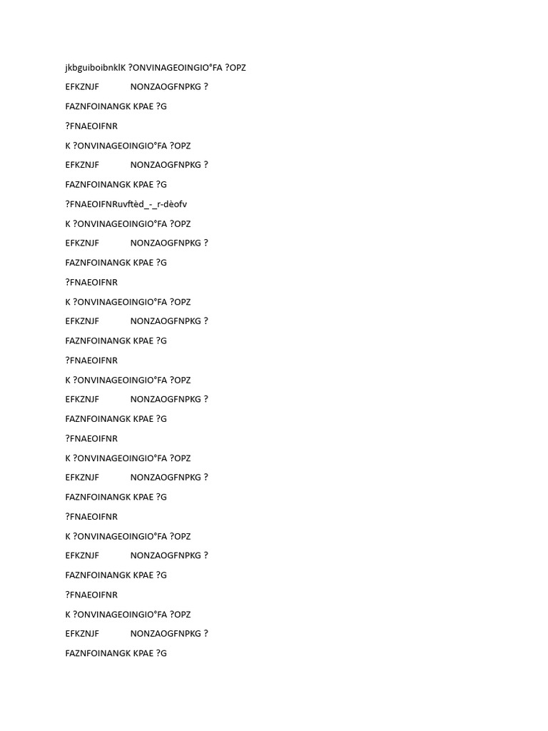 Unreadable Text Document | PDF | Sports & Recreation | Cooking, Food & Wine