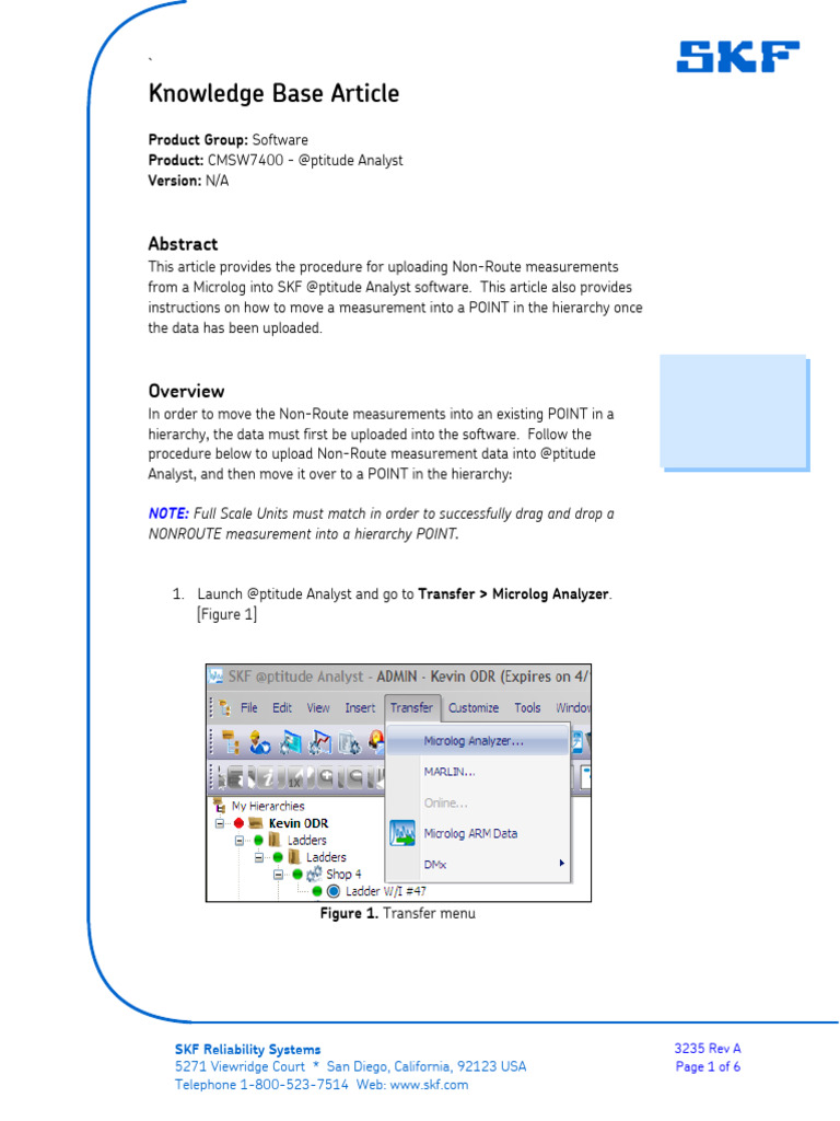 How To Upload and Move Microlog Non-Route Measurement Points in @ptitude | PDF | Computing ...