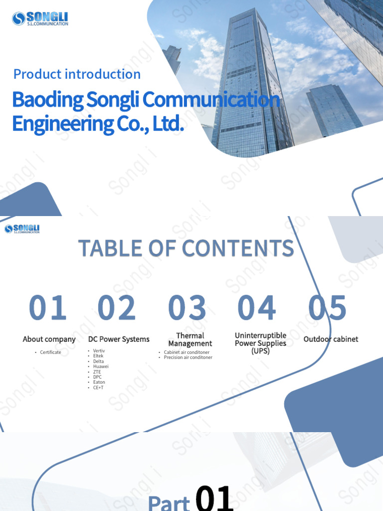 Songli Catalog | PDF