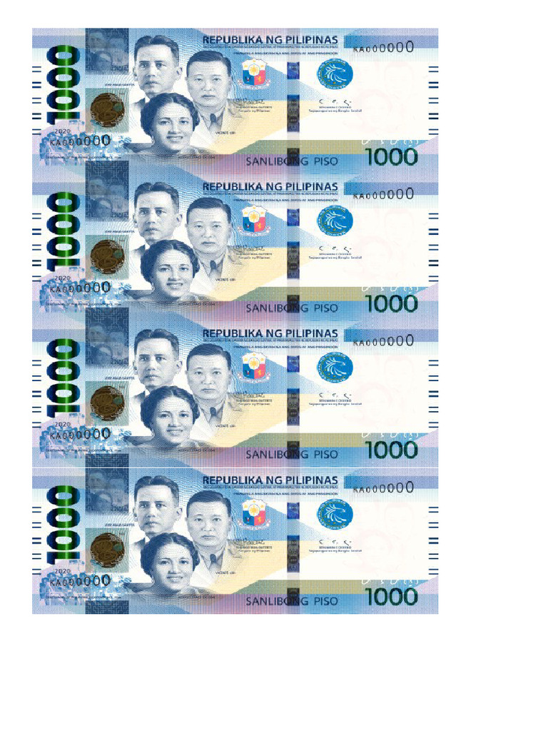 1000 Peso Bill | PDF