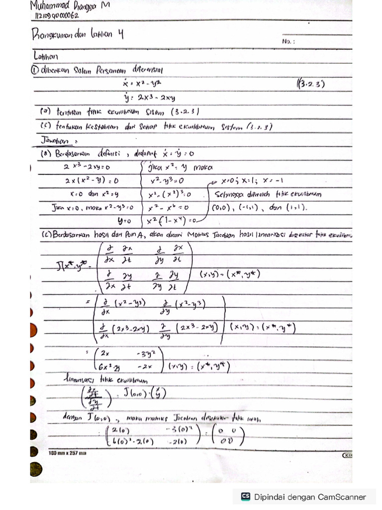 Muhammad Rangga M - Pemodelan Matematika - Latihan Dan Rangkuman ...