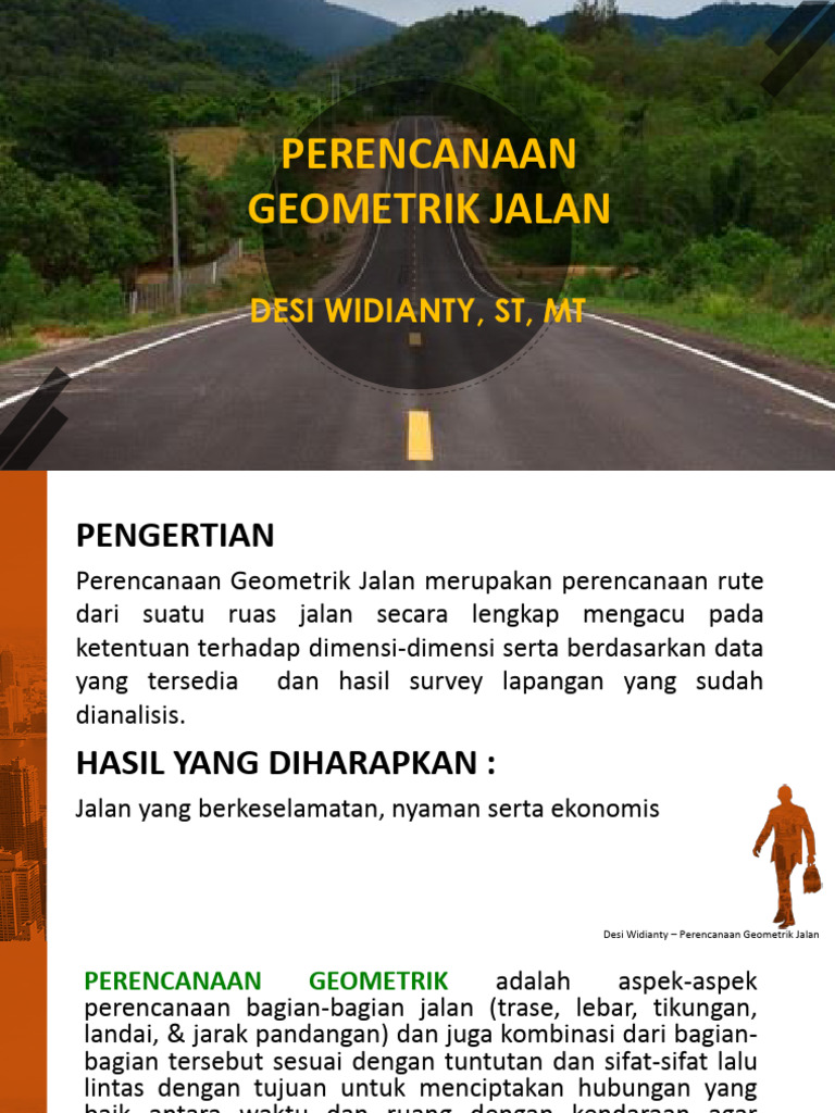 Perencanaan Geometrik Jalan yang Efisien | PDF