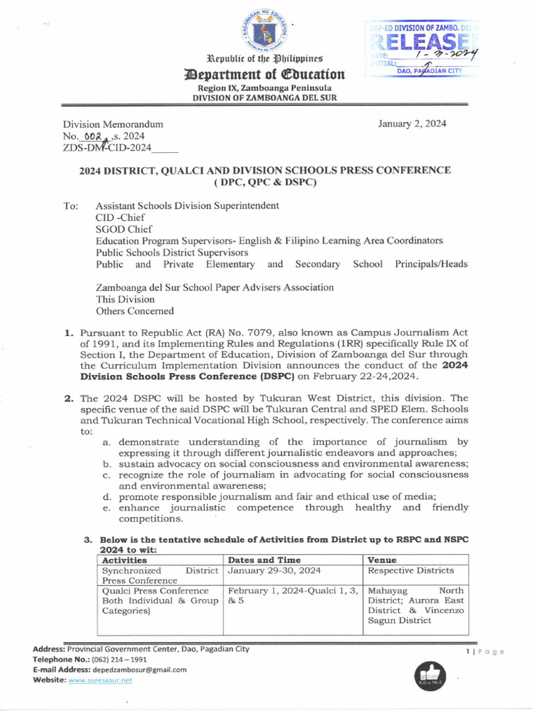 DM 0002 S. 2024 | PDF