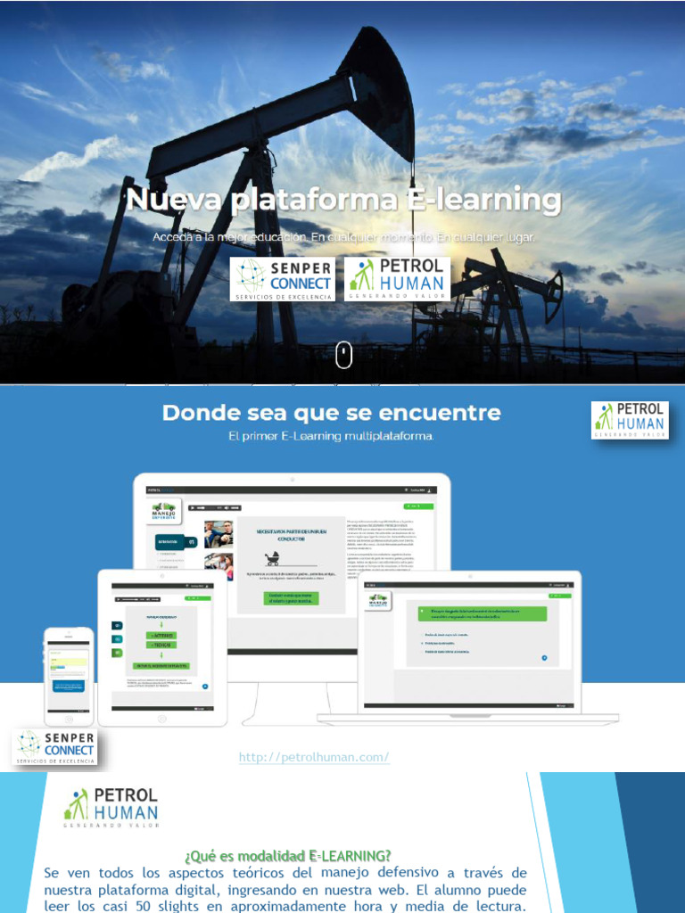 Presentacion Servicio E-LEARNING 2023 | PDF | Vehículos | Transporte