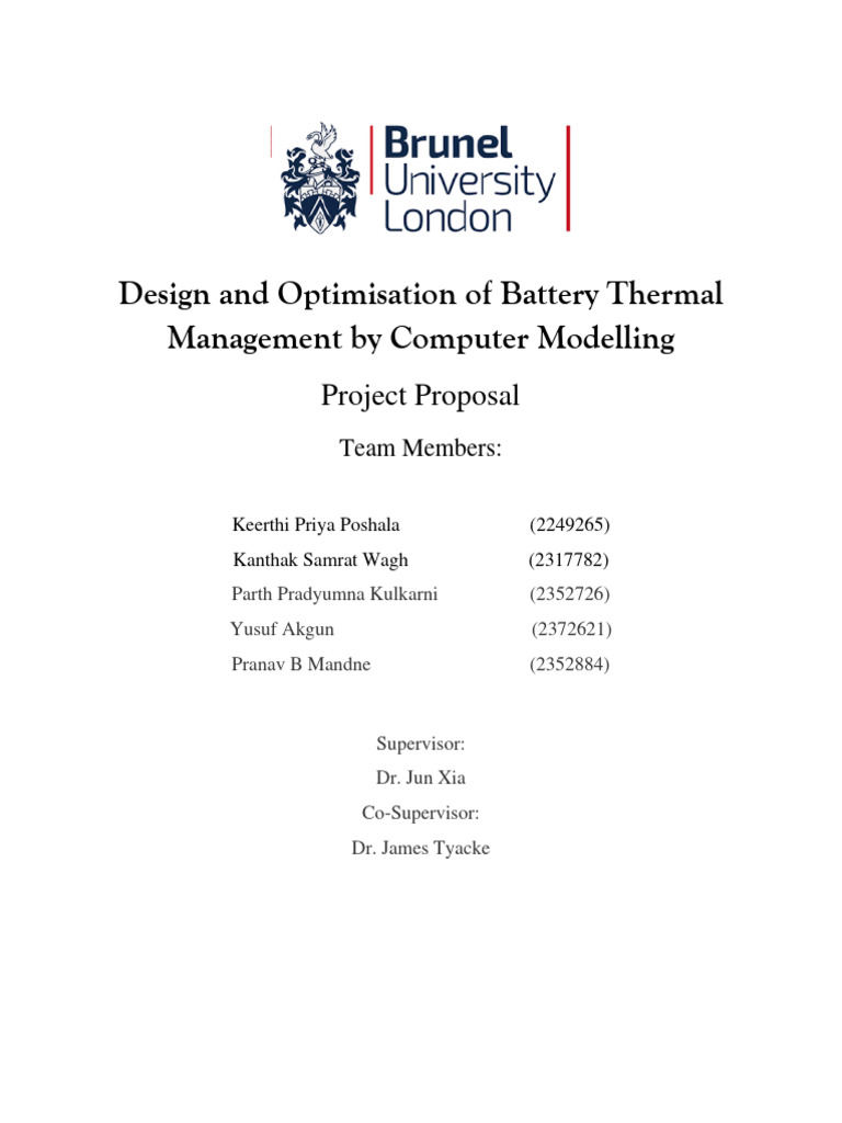 Project 7 Proposal | PDF | Lithium Ion Battery | Rechargeable Battery