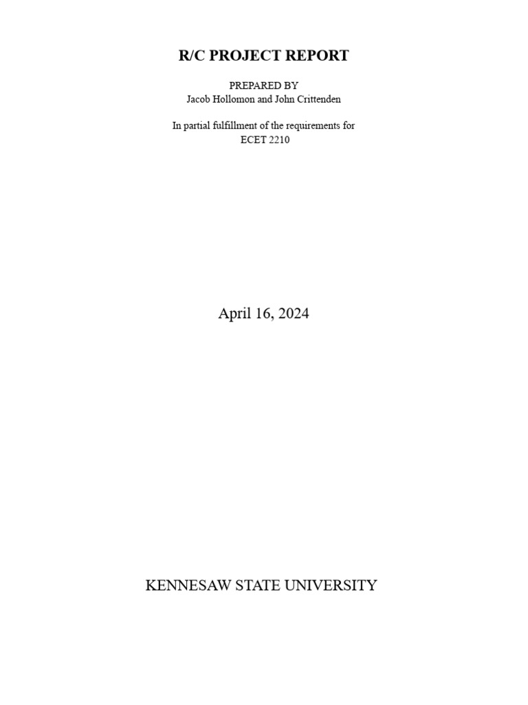 Project Report Final | PDF | Microcontroller | Computer Engineering
