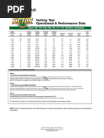 Victor Tip Charts: Acetylene Cutting Tip Chart | PDF | Phases Of Matter ...