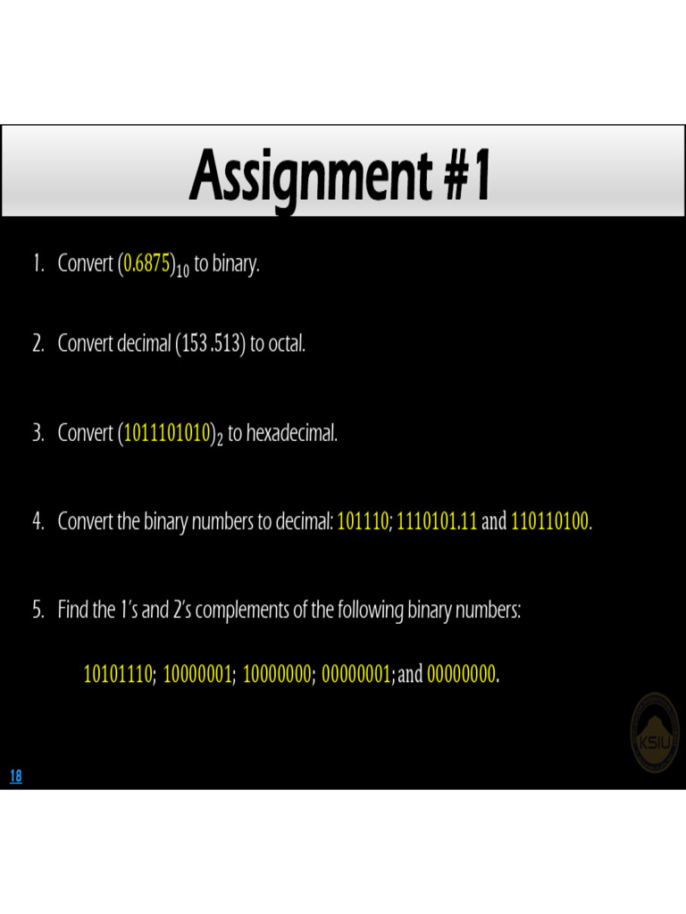 Assignment 1 | PDF