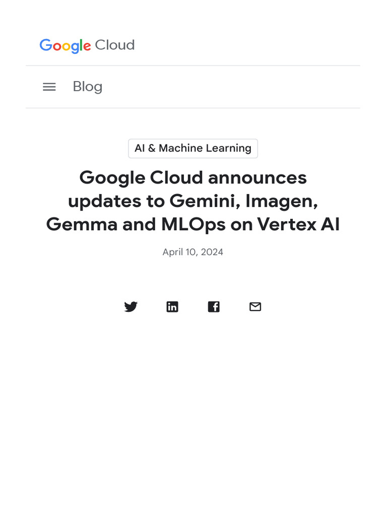 Google Cloud Gemini, Image 2, and MLOps Updates - Google Cloud Blog ...