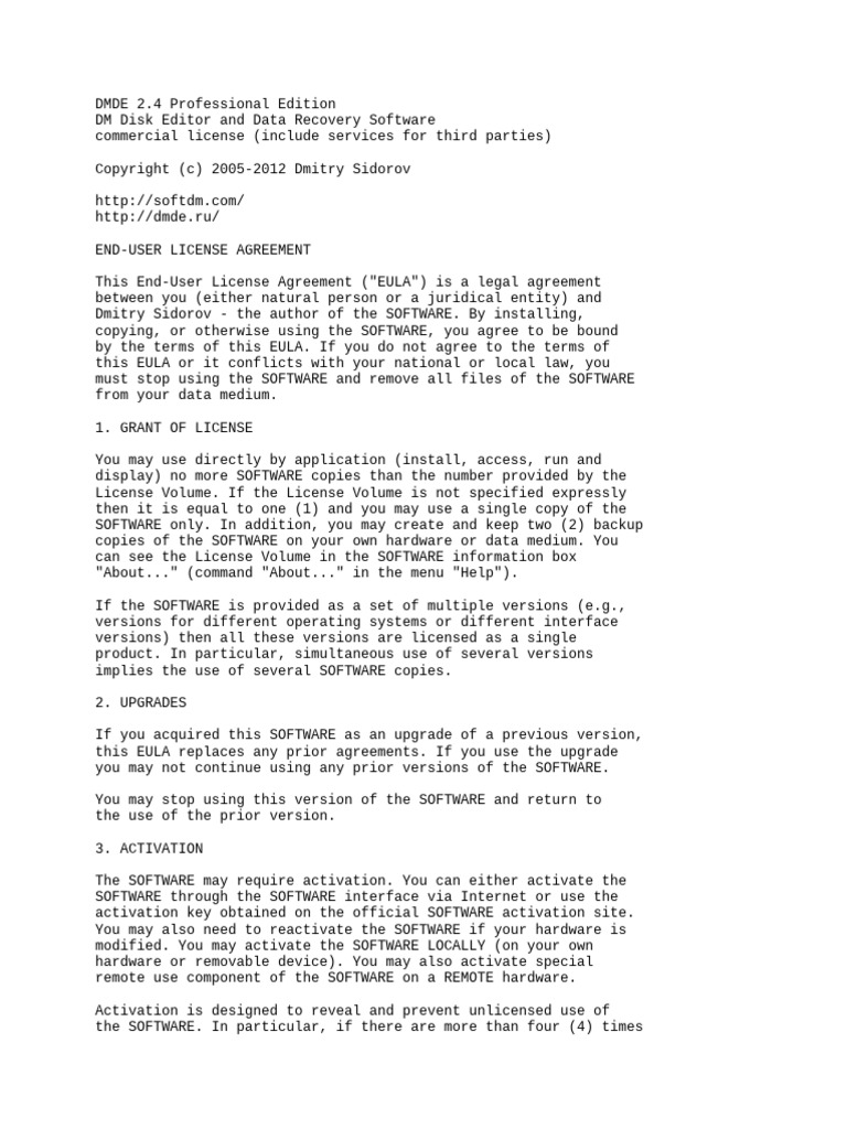 Eula en | PDF | License | Software