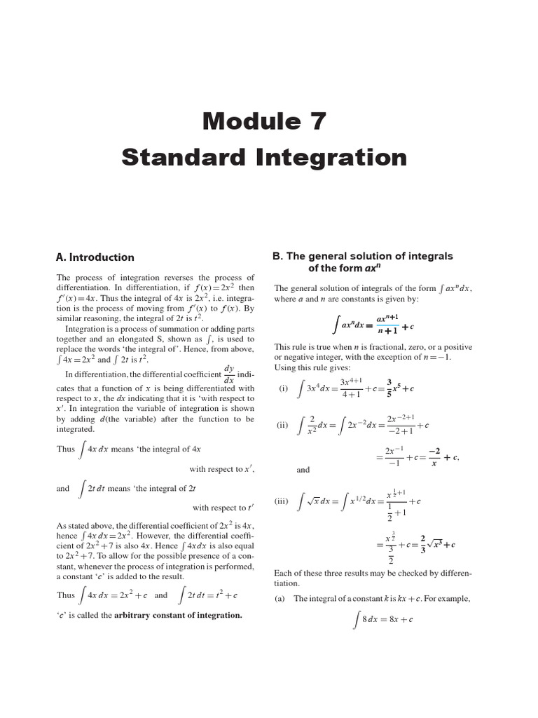 Module 7 1 | PDF | Integral | Complex Analysis