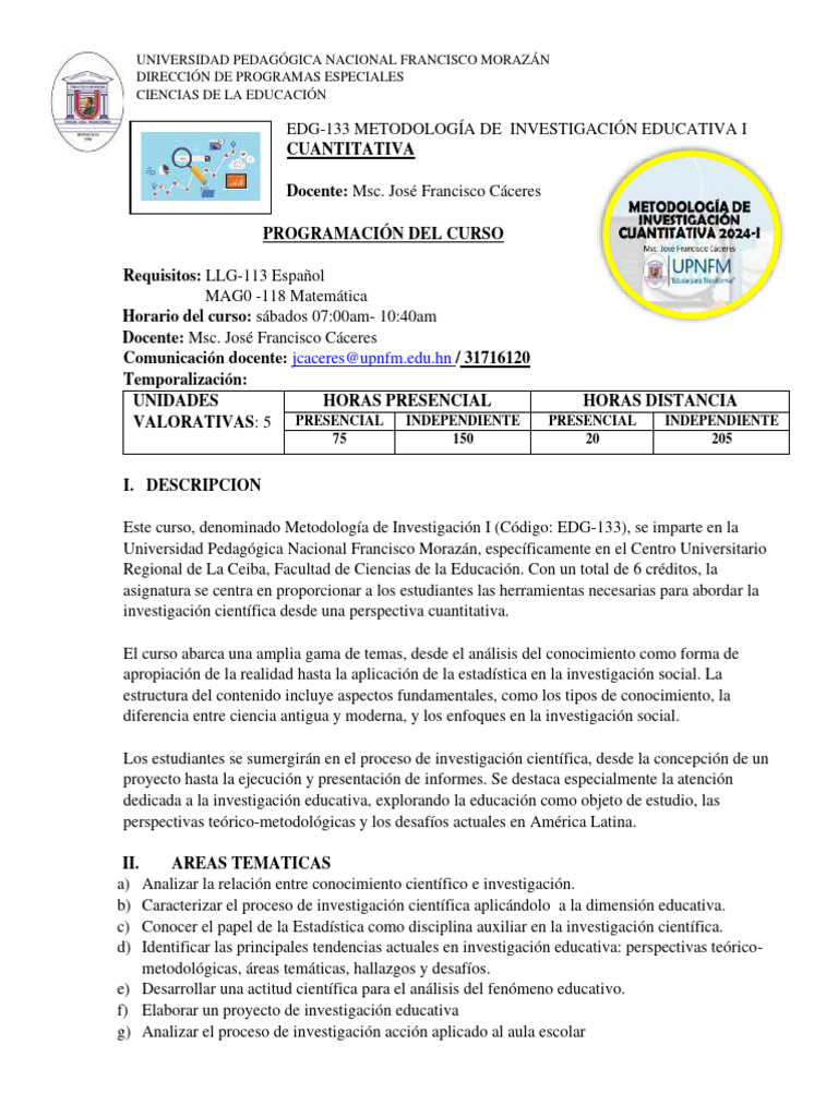 Programacion Met-Inv Cuantitativa | PDF | Evaluación | Maestros