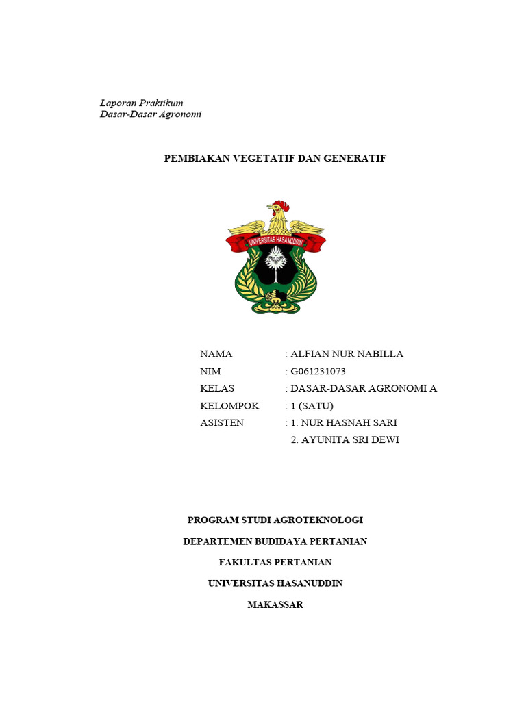 Format Vege & Gene | PDF