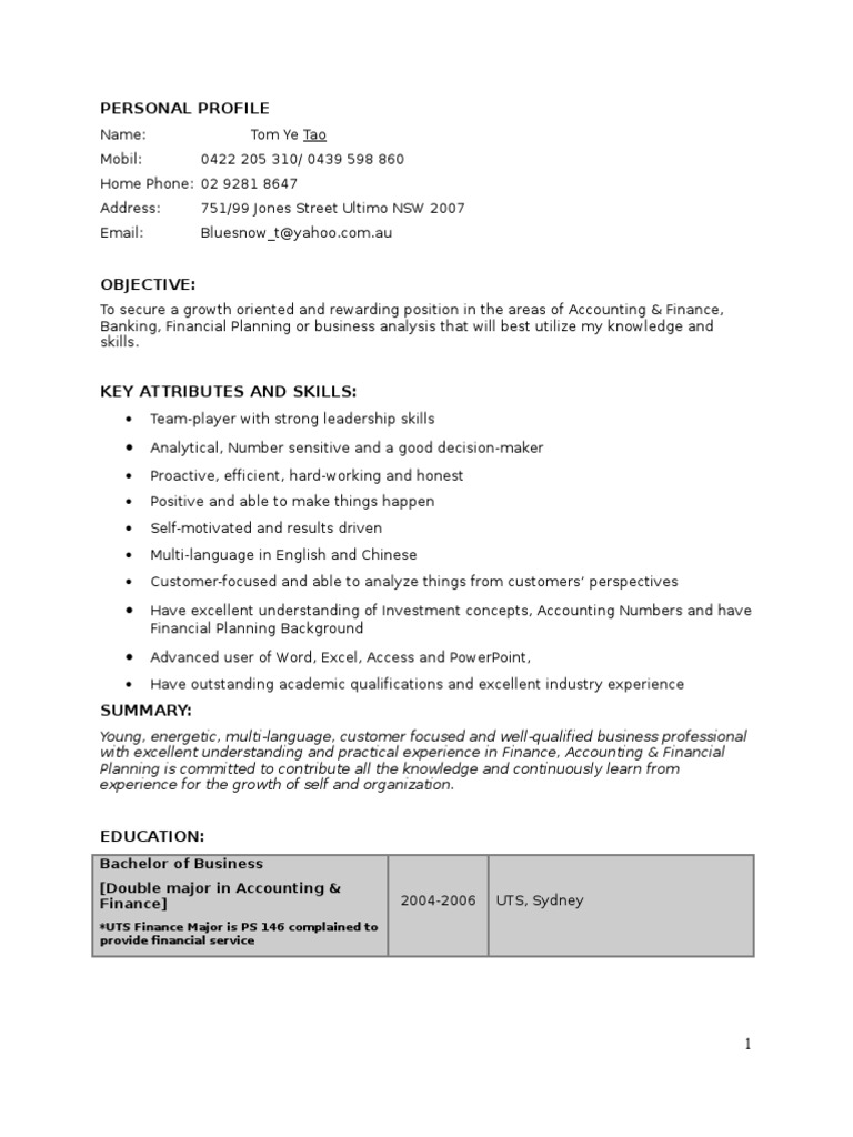Tom New Resume 1 | PDF | Sales | Marketing