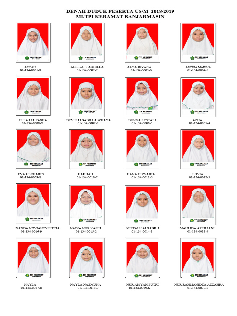 Denah Duduk Peserta Um 2019 | PDF