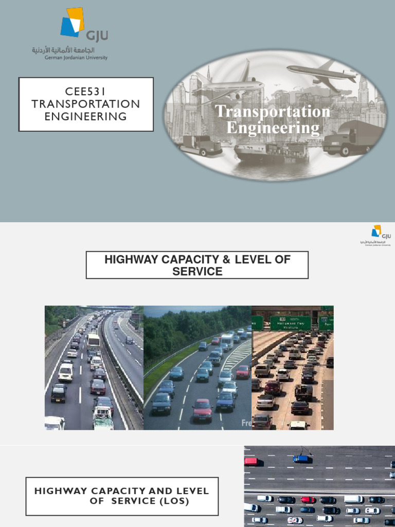 05 Highway Capacity Level Of Service Pdf Traffic Transport