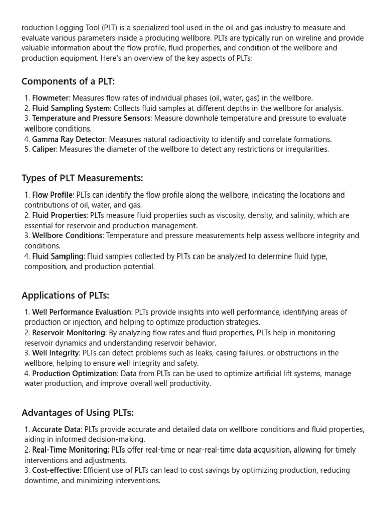 Components of A PLT | PDF | Technology & Engineering