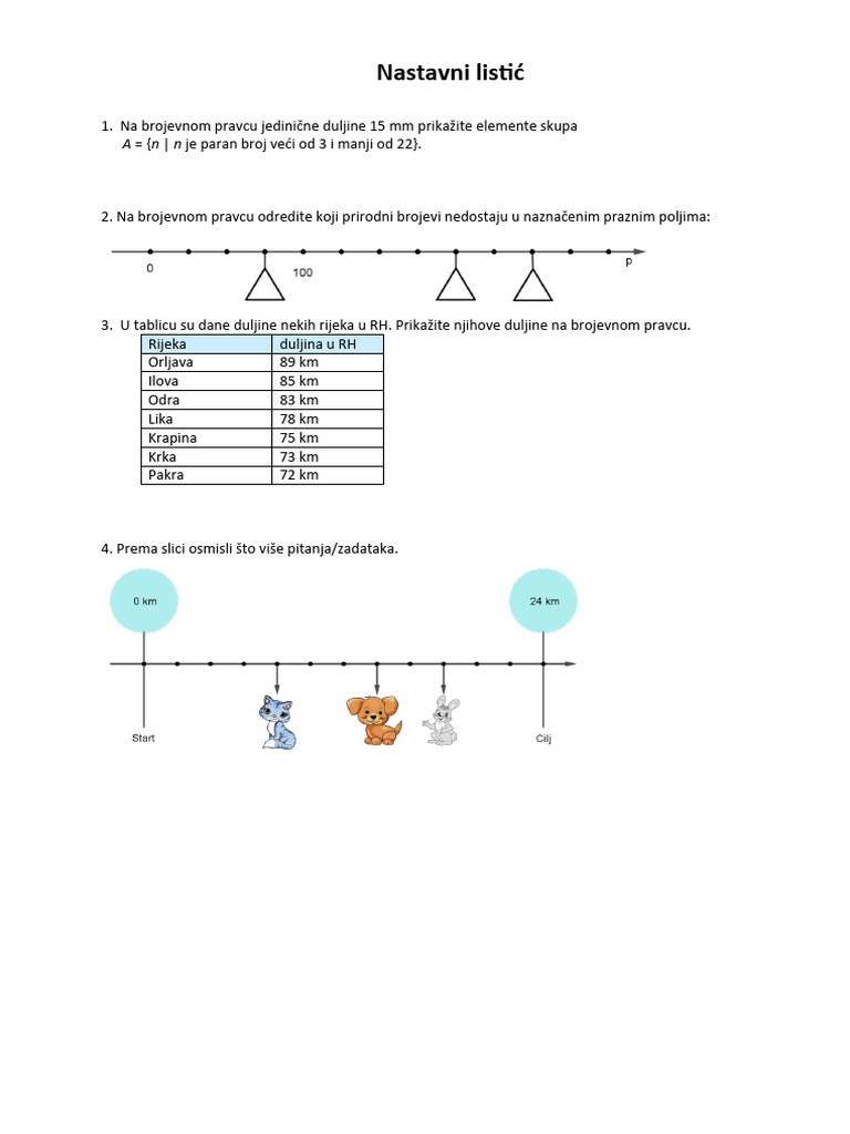 1.3. NL Brojevni Pravac | PDF
