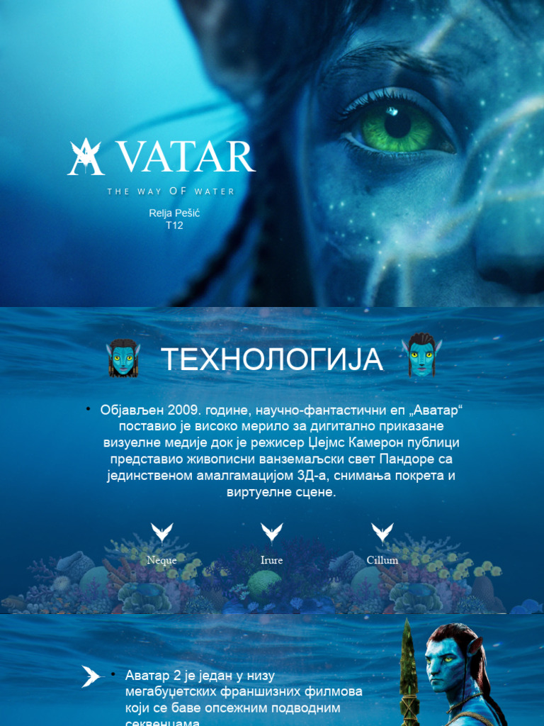Avatar - The Way of Water-ReljaPesicT12 | PDF
