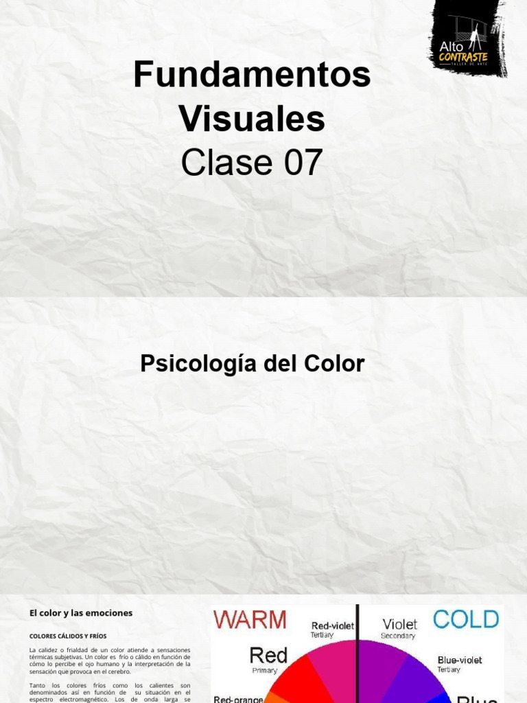 Fundamentos Clase 7 | PDF | Color | Sentidos