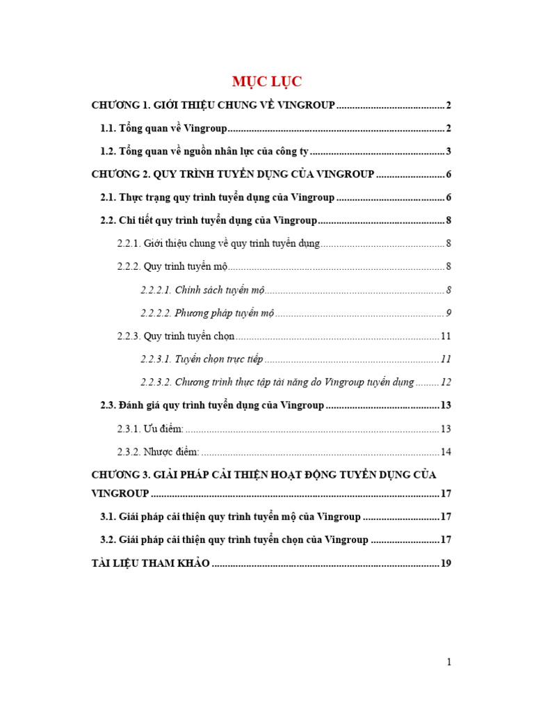(123doc) Quan Tri Nguon Nhan Luc Phan Tich Tinh Hinh Tuyen Dung Cong Ty Vingroup | PDF