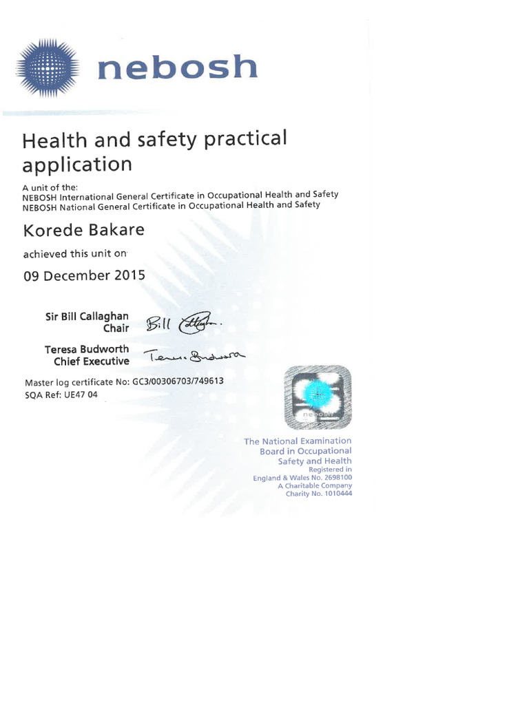 Hse Certifications.l. | PDF