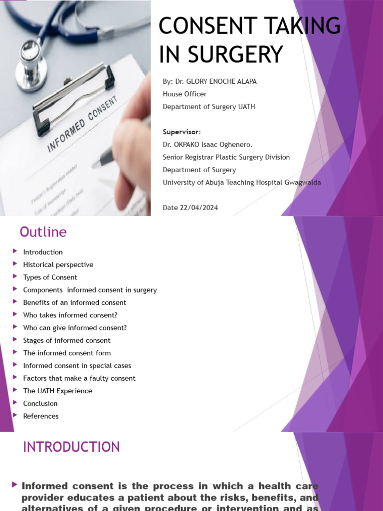 Informed Consent in Surgery | PDF | Informed Consent | Surgery