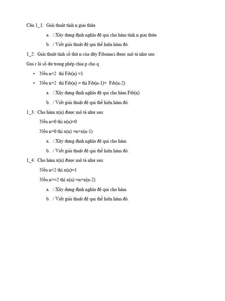 CTDL> - ôn tập | PDF