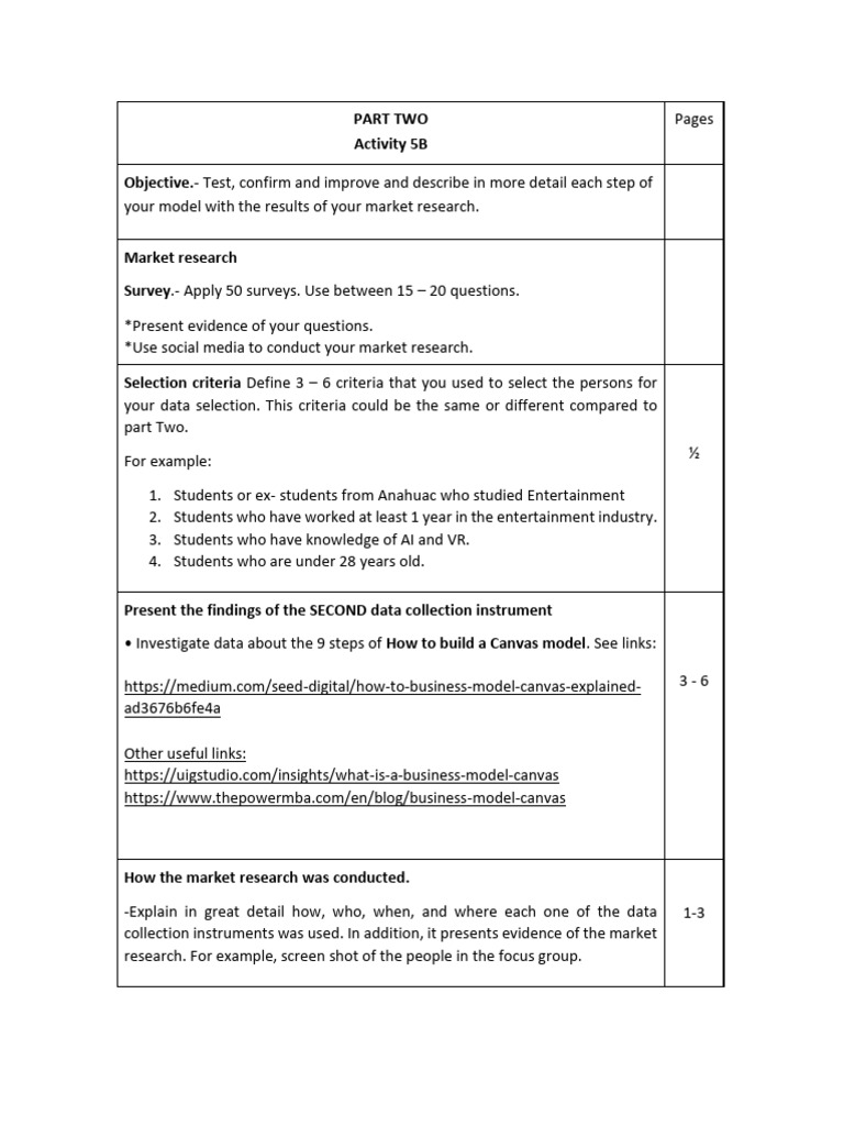 Instructions Activity 5B | PDF