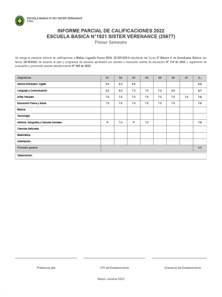 6º Básico A - 24-10-2022 | PDF | Science 6º Básico A - 24-10-2022 | PDF | Science