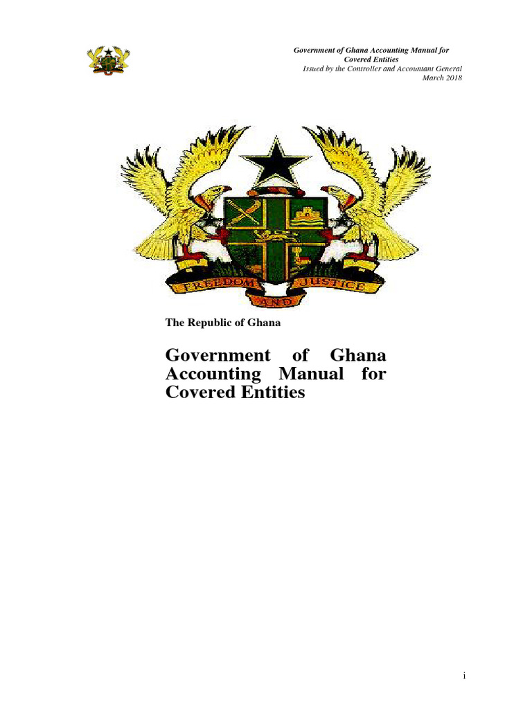Government - of - Ghana - Accounting For COVERED ENTITIES 2018 | PDF ...