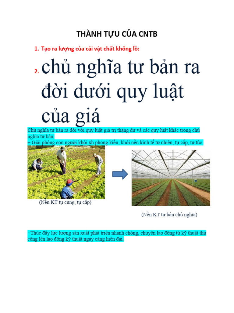 Thành T U C A CNTB | PDF