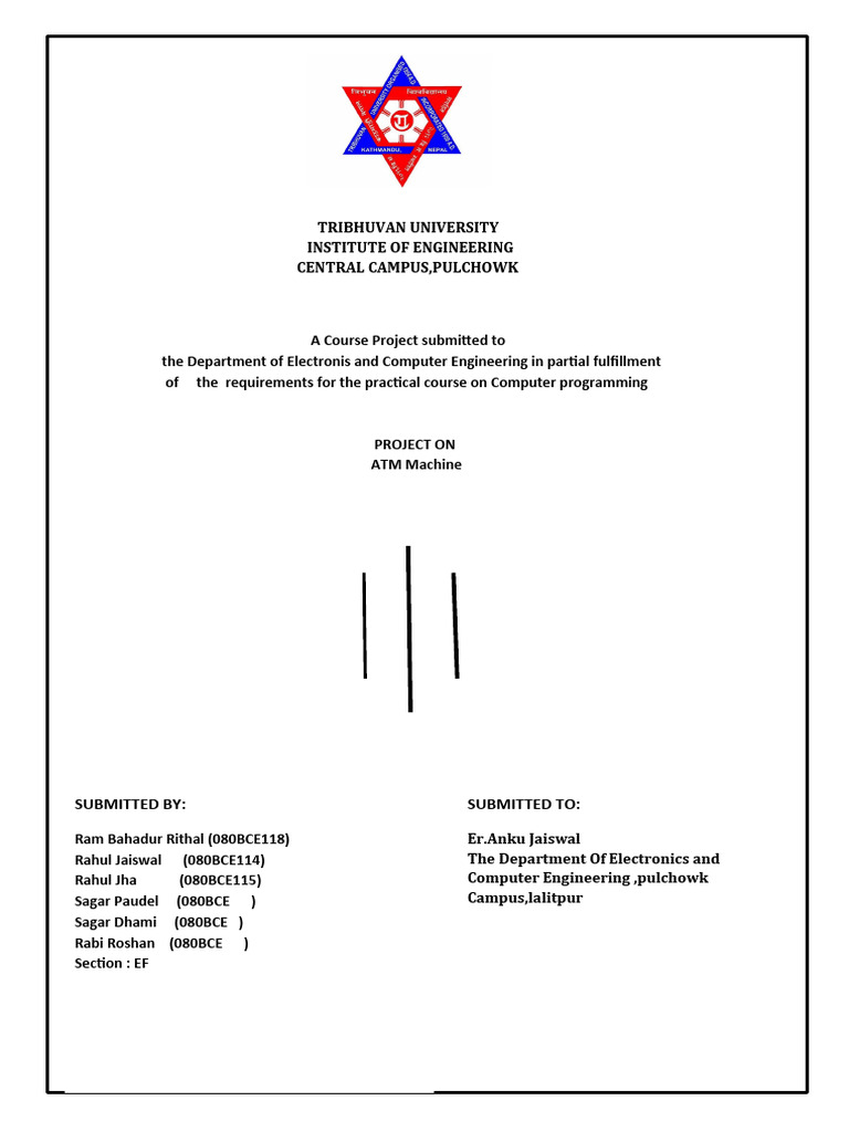 Atm Machine | PDF | Control Flow | Computer Programming Atm Machine | PDF | Control Flow | Computer Programming