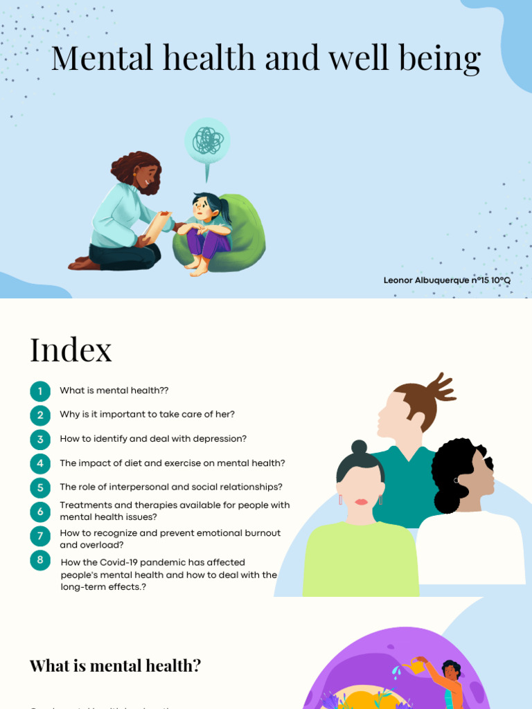 Mental Health and Well Being | PDF | Mental Health | Major Depressive ...