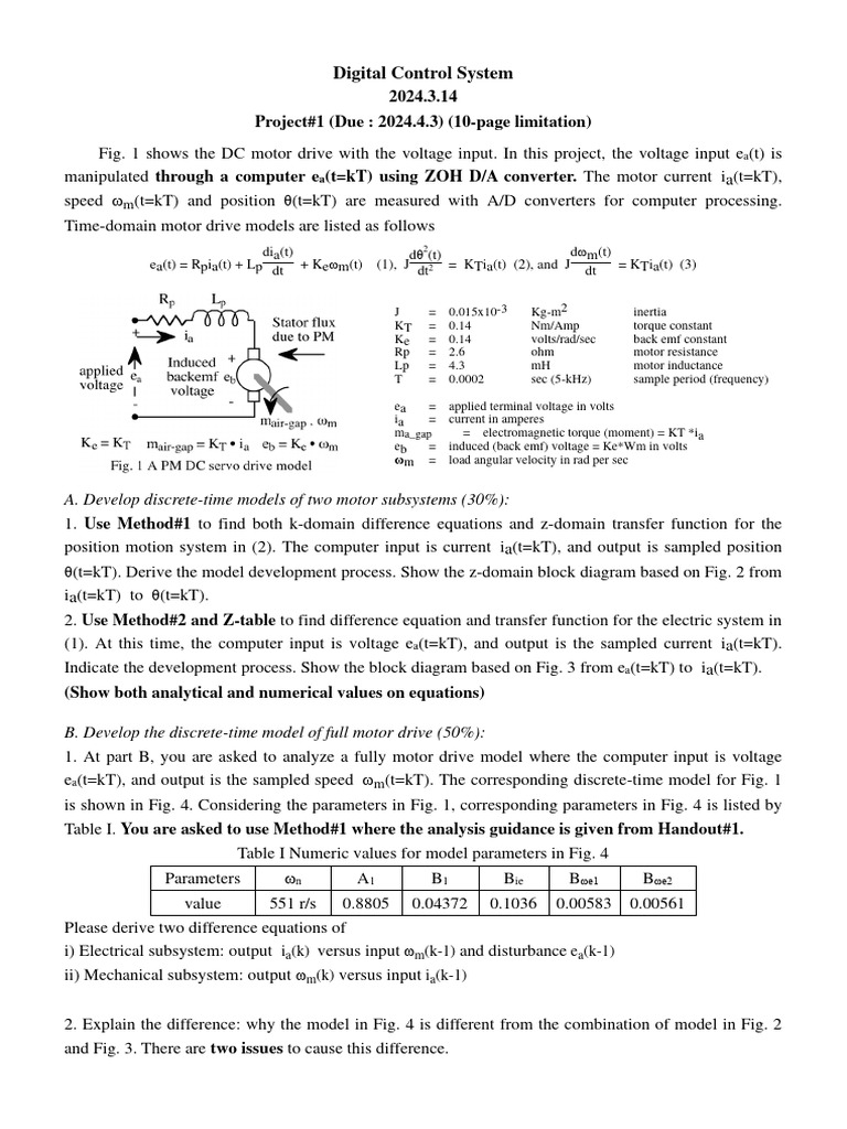 DCS Proj1 2024 | Download Free PDF | Volt | Electrical Engineering