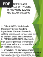 Components and Structure of Plated Salad | PDF