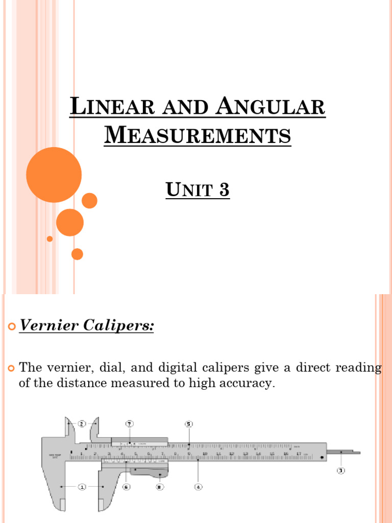 Unit 3 Linear and Angular Measurements | Download Free PDF | Optics