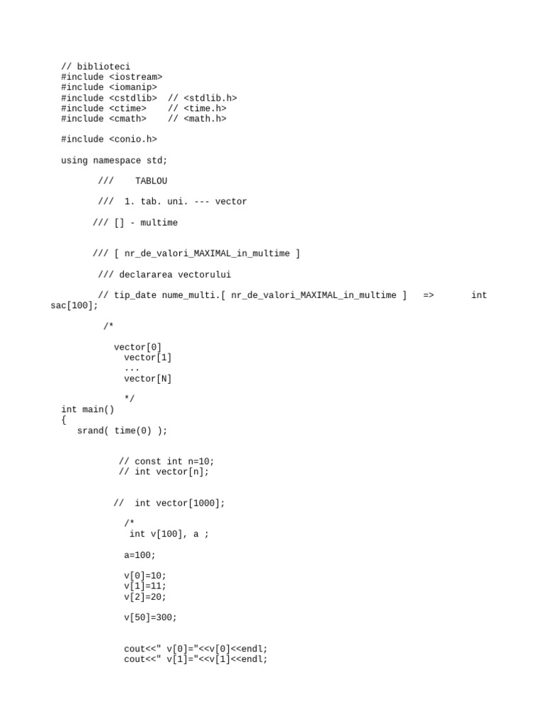 Cod 13 | PDF | Computer Programming | C++