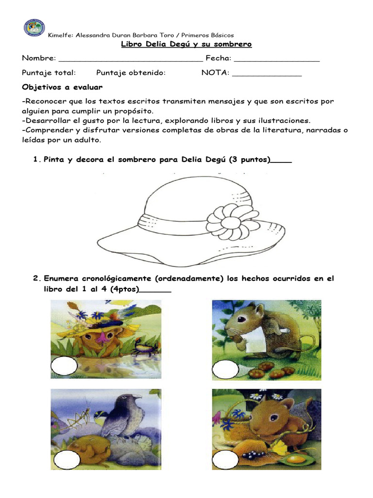 Libro Delia Degú y Su Sombrero | PDF