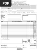 Capital Request and Justification Form | PDF | Procurement | Budget