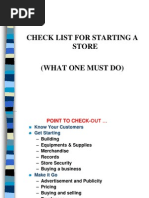 Retail Store Manager Daily Checklist | PDF | Finance & Money Management